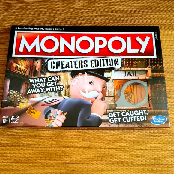 Hasbro | Games | Monopoly Cheaters Edition Hasbro Games Complete | Poshmark